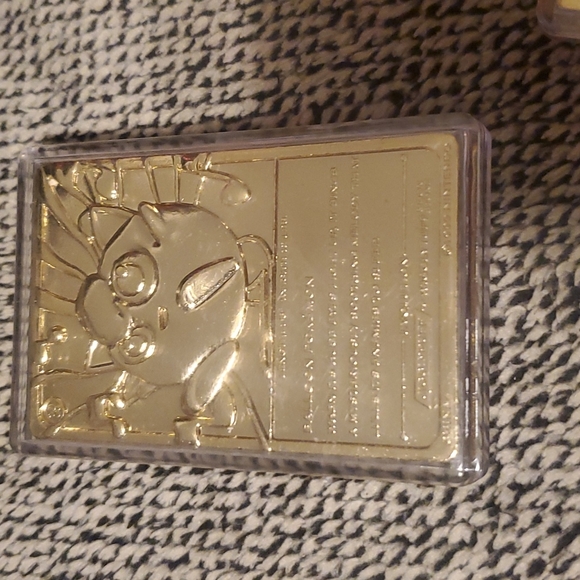 Pokemon | Other | Set Of 5 999 Pokemon Gold Plated Cards | Poshmark